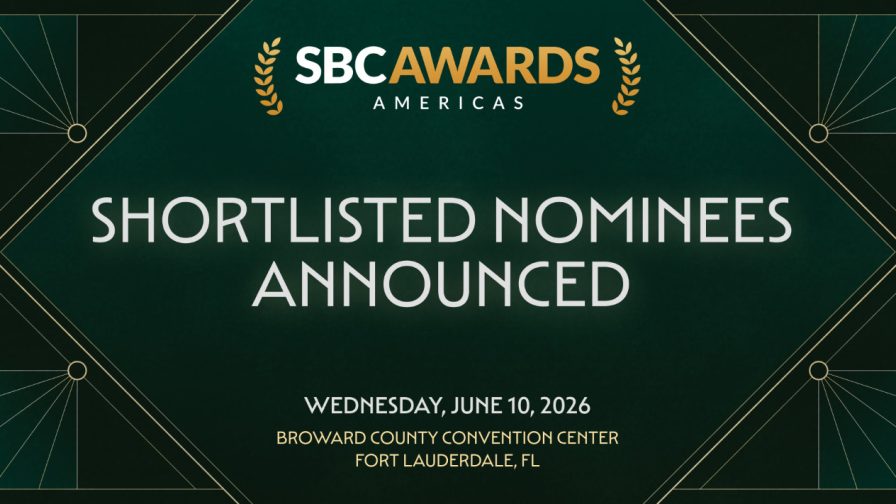 SBC Awards Americas Names 2026 Gaming Companies Shortlist